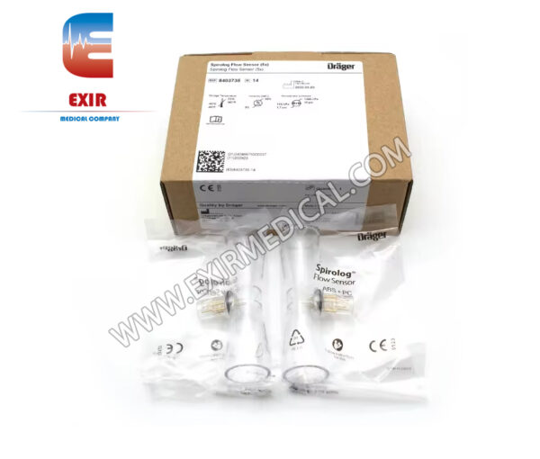 فلوسنسور دريجر Spirolog اصلي | حساس تدفق جهاز تنفس صناعي
