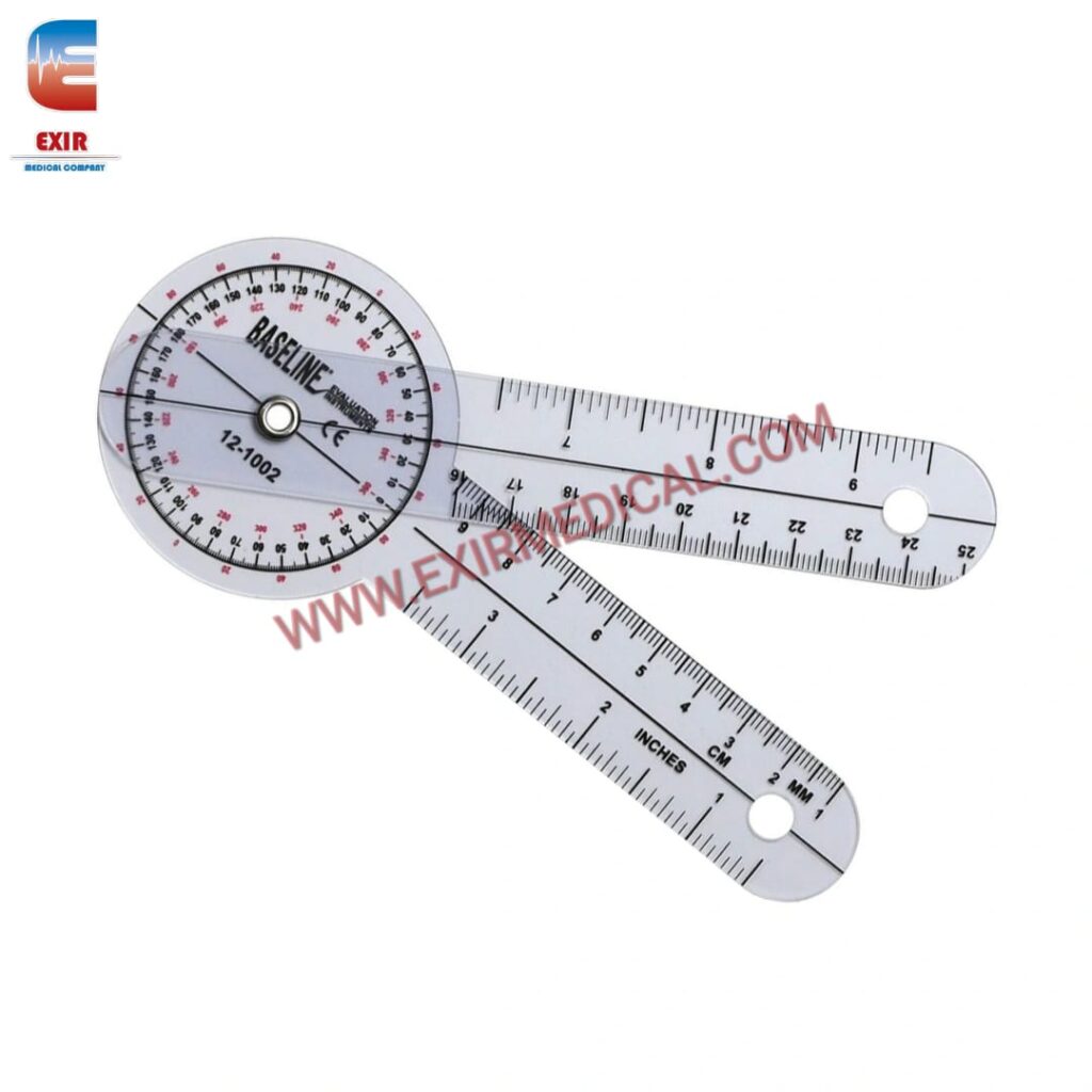 جينوميتر – Plastic Goniometer | Exir Medical Store افضل سعر
